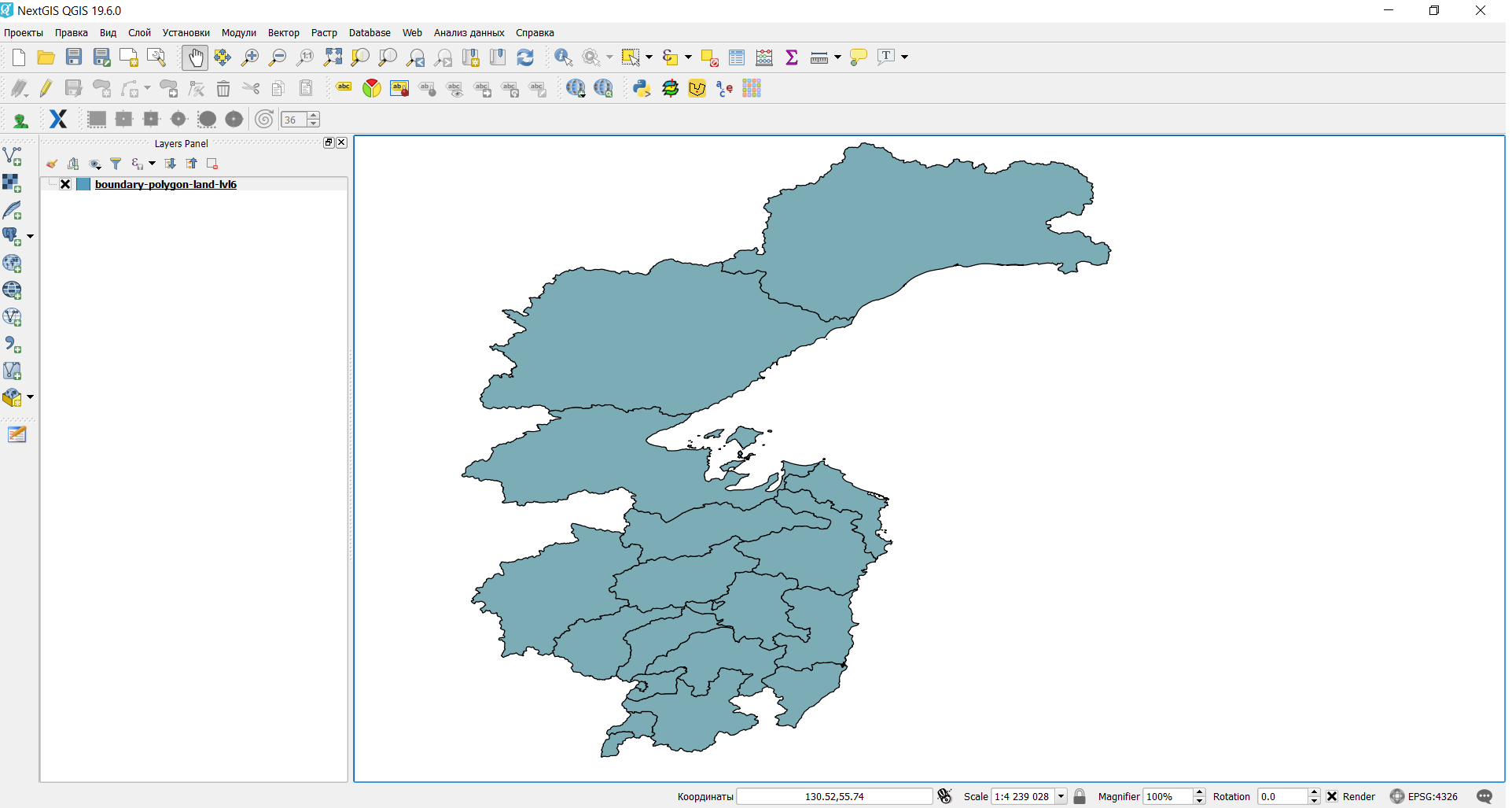 How to get municipal boundaries for a target region
