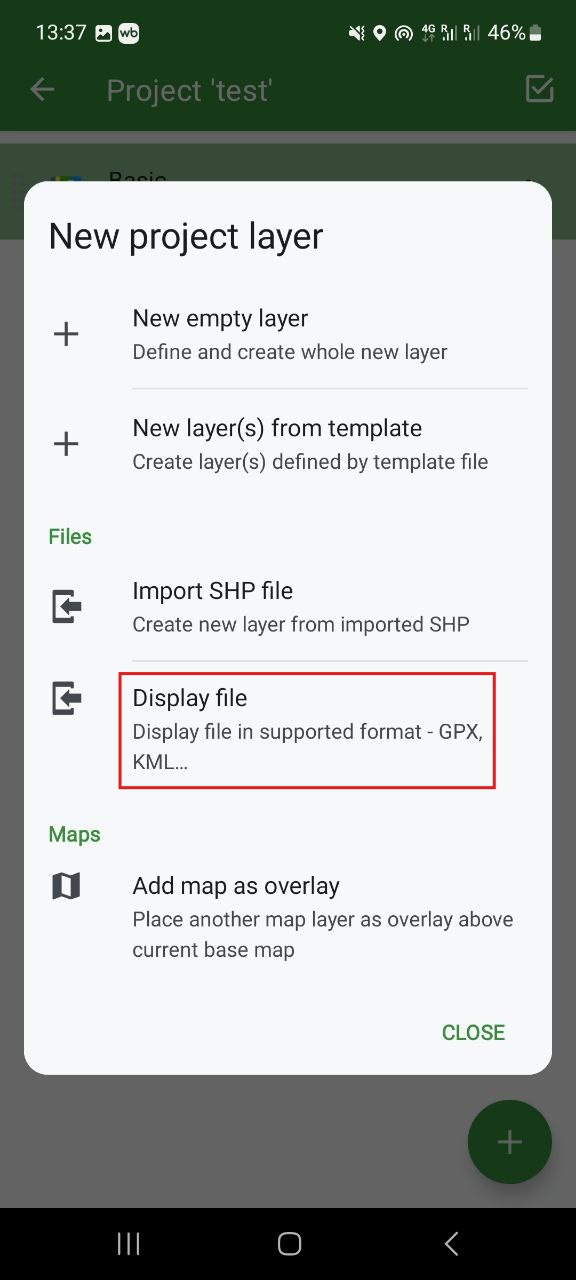 How to upload data to Locus GIS mobile app