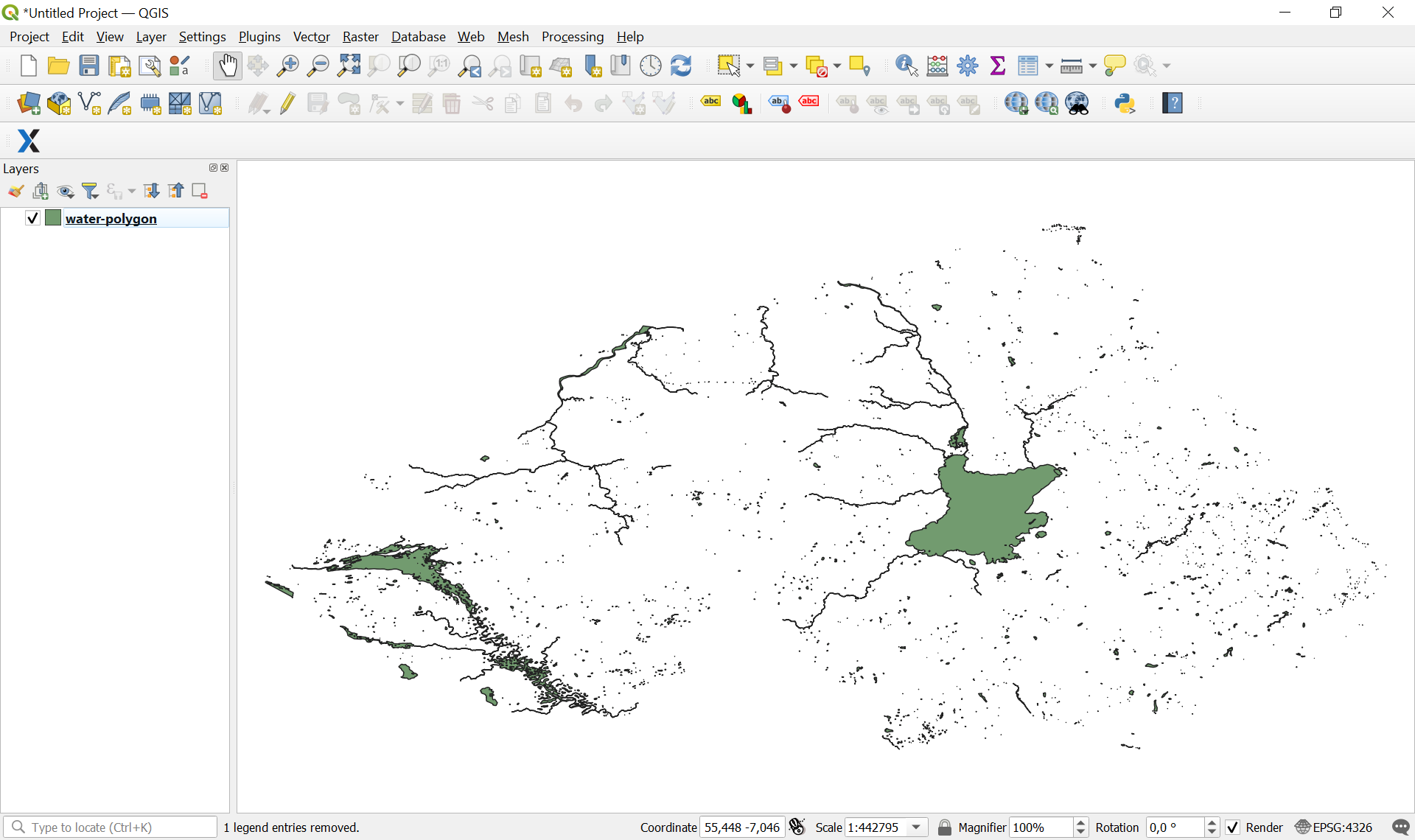 How to open a particular layer